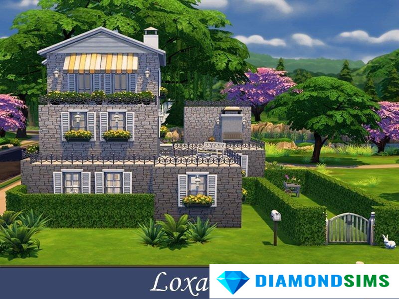Дом Loxandra от evi для Sims 4 скачать дополнение бесплатно